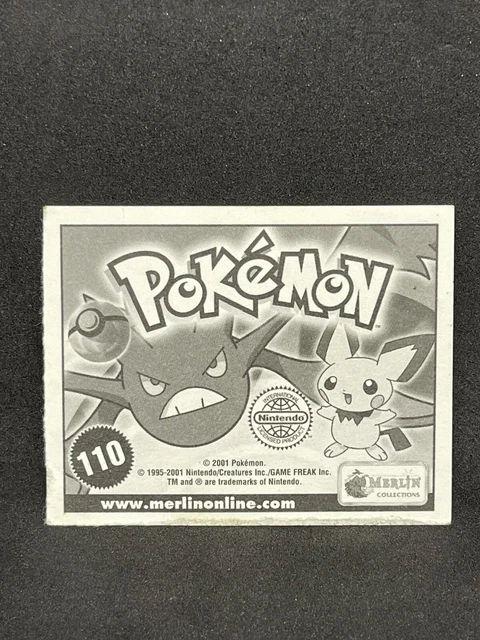 POKÉMON MERLIN STICKERS (2001) Serie 4 Hitmontop #110 EUR 1,90 ...
