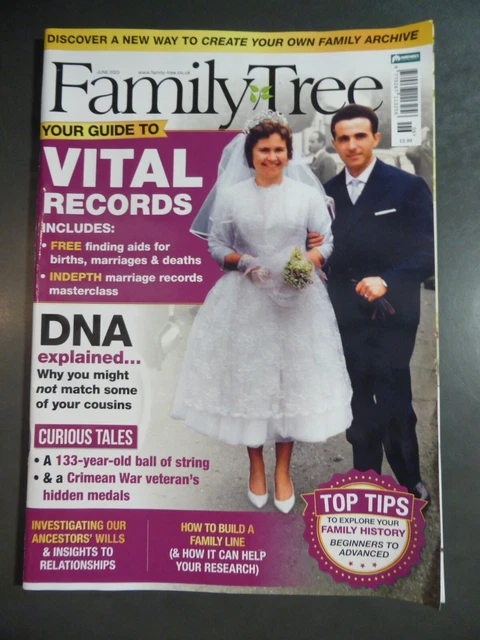 FAMILY TREE MAGAZINE. june 2023. genealogy £2.00 - PicClick UK