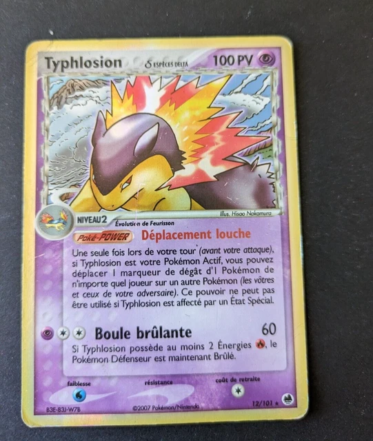 CARTE POKÉMON TYPHLOSION (12/101) - Ex Île Des Dragons RARE EUR 1,00 - PicClick FR