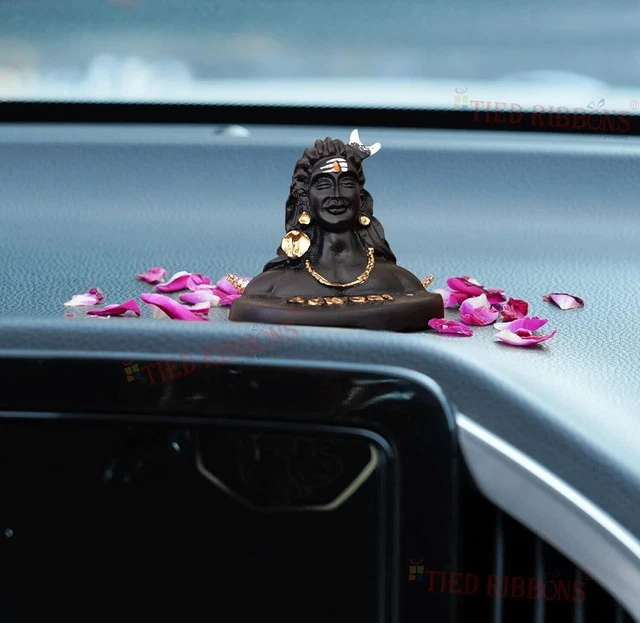 LORD ADI YOGI Shiva Statue for Car Dash Board, Pooja £16.63 - PicClick UK