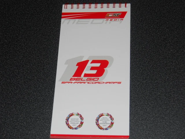 FERRARI F1 TEAM - brochure media press book - grand prix formule 1 ...