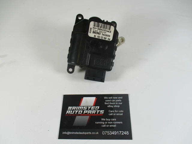 MINI COOPER R56 07-10 Radiateur Clapet Servomoteur Solénoïde 990433S ...