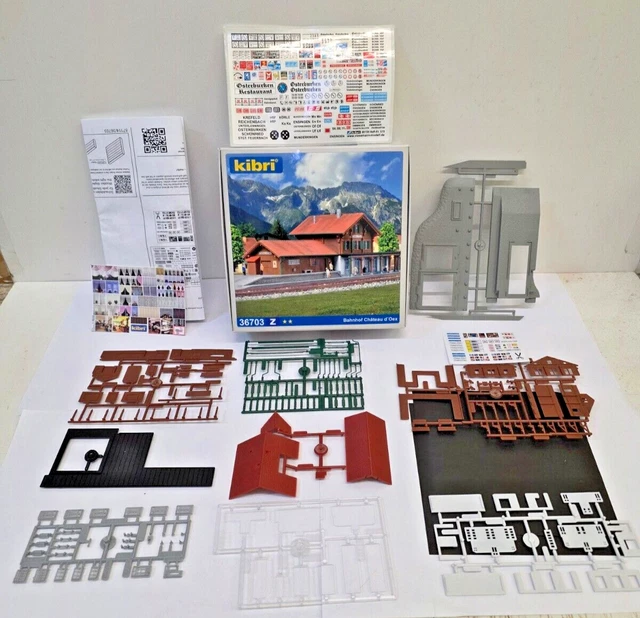 KIBRI SPUR Z 36703 Bahnhof Chateau d Oex ungebaut in geöffneter OVP EUR 10,00 - PicClick DE