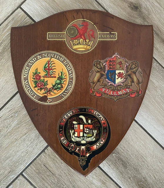 ORIGINAL GWR COAT Of Arms Crest Heraldry LMS Pullman British Railway ...