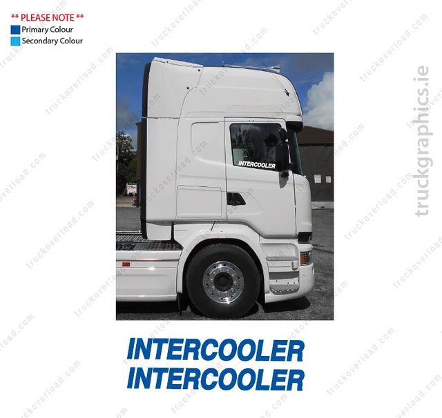 SCANIA INTERCOOLER WINDOW Sticker,Streamline,Graphic R/S Series,Next ...