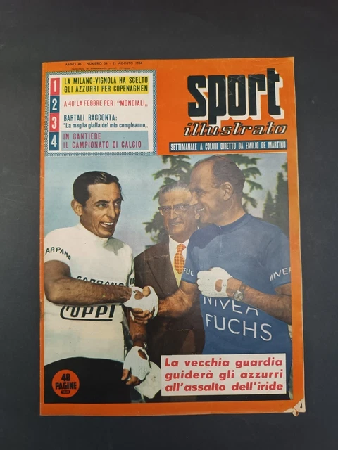 RIVISTA SPORT ILLUSTRATO n. 34 (1956) Coppi e Bartali EUR 5,00 ...
