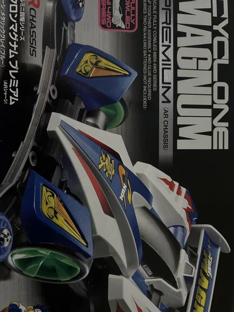 TAMIYA CYCLONE MAGNUM Mini 4WD Vollverkleidung Custom Weiß Maßstab 1/32 ...