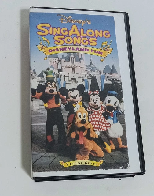 Disney S Sing Along Songs Disneyland Fun Vol 7 Vhs 10 62