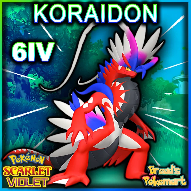 KORAIDON 6IV ⚡BATTLE Ready or Raid Set⚡ Pokemon Scarlet and Violet 🚀 ...