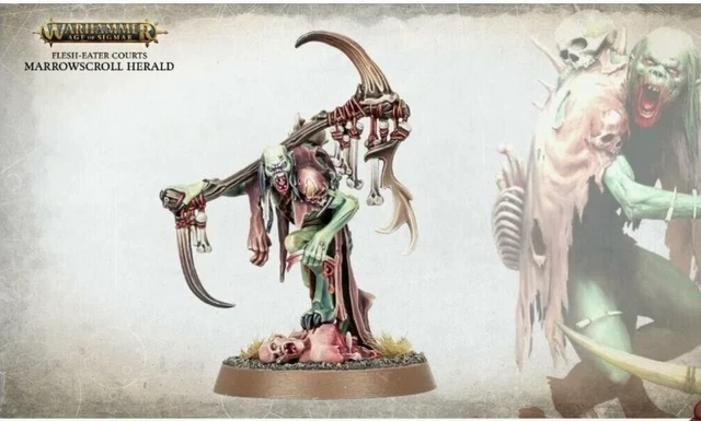 WARHAMMER AGE OF Sigmar AoS Flesh-Eater Courts Marrowscroll Herald NEW ...