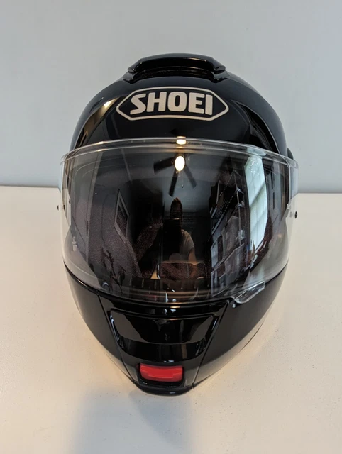SHOEI NEOTEC MODULAR Motorcycle Helmet w Sun Visor, Storage Bag LOW ...