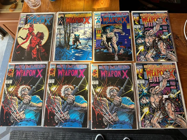 WEAPON X MARVEL Comics präsentiert # 76,77, 80,81, 81, 81,82, 82,83,84 ...