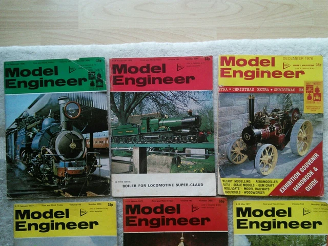 MODEL ENGINEER MAGAZINES 10 From 1976 To 1978 Vintage hobby magazine £5 ...