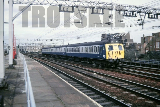 35MM SLIDE BR British Rail Electric EMU Class 308 993 Bethnal Green ...