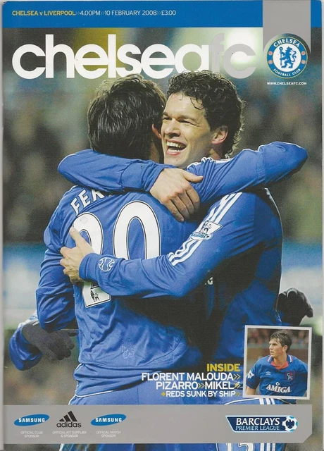 CHELSEA V LIVERPOOL 2007/08 Premiership MATCHDAY PROGRAMME £2.99 ...