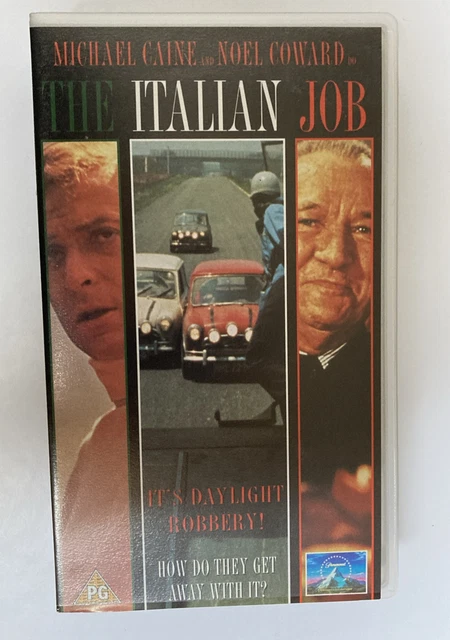 THE ITALIAN JOB VHS Tape - Michael Caine & Noel Coward PG 1996 £3.00 ...