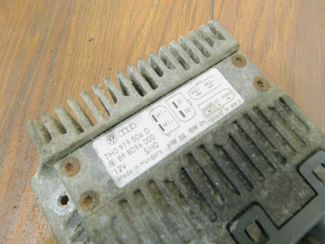 VW T5 RADIATOR Fan Relay ECU Module Control Unit 7H0919506D Genuine £25 ...