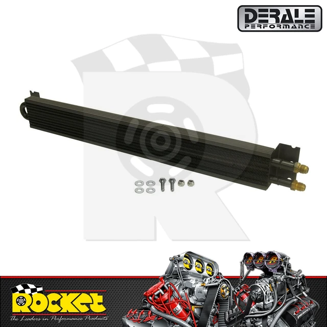 DERALE ALUMINUM/COPPER FRAME Rail Fluid Cooler 24.75 x 2.5 - DP13225 ...