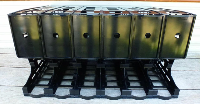 6 BIN FOOD Can Gravity Feed Rack Dispenser soda beer shelf organizer ...