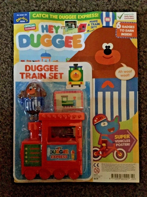 CBEEBIES HEY DUGGEE magazine Issue 22 Duggee train set £4.99 - PicClick UK