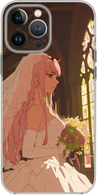 ZERO 2 DARLING In Franxx Waifu Bride Case Cover Silicone / Shockproof ...