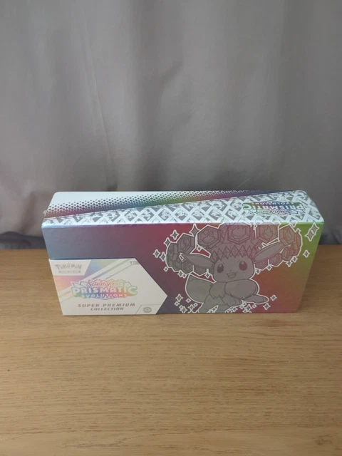 POKÉMON TCG PRISMATIC Evolutions Super Premium Collection Box - NEW ...