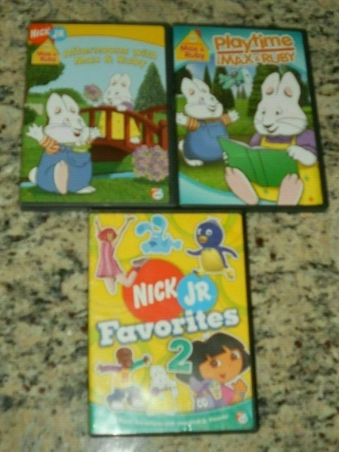 LOT NICK JR Max & Ruby Blue's Clues + Vidéos D'apprentissage Éducatives ...