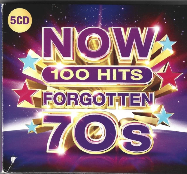 NOW 100 HITS FORGOTTEN 70's ~ VARIOUS ARTISTS - 5 DISC MUSIC CD's £11. ...