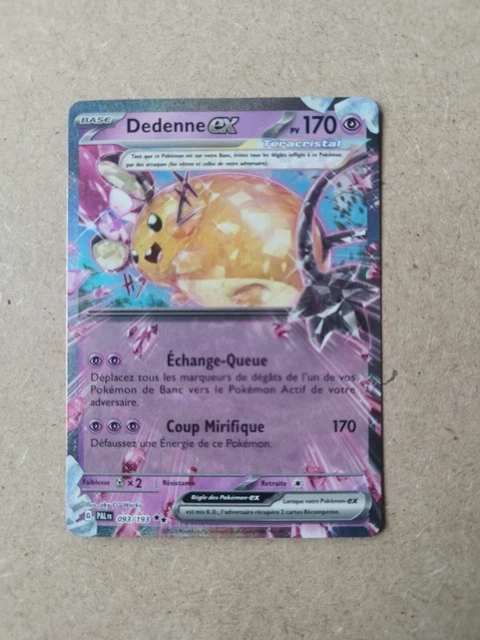CARTE POKÉMON DEDENNE Ex 093/193 Evolutions à Paldea EV2 - Neuve Fr EUR ...