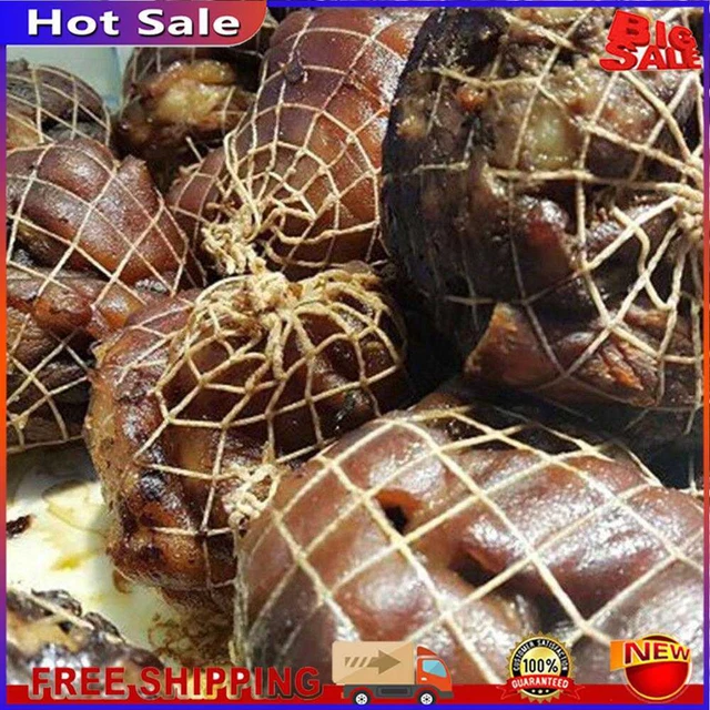 1/3M ROLL COTTON Meat Netting Ham Sock Sausage Pork Butcher Twine Net ...