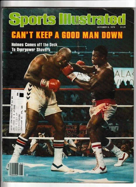 SPORTS ILLUSTRATED MAGAZINE 1979 Larry Holmes vs Ernie Shavers Boxe ...