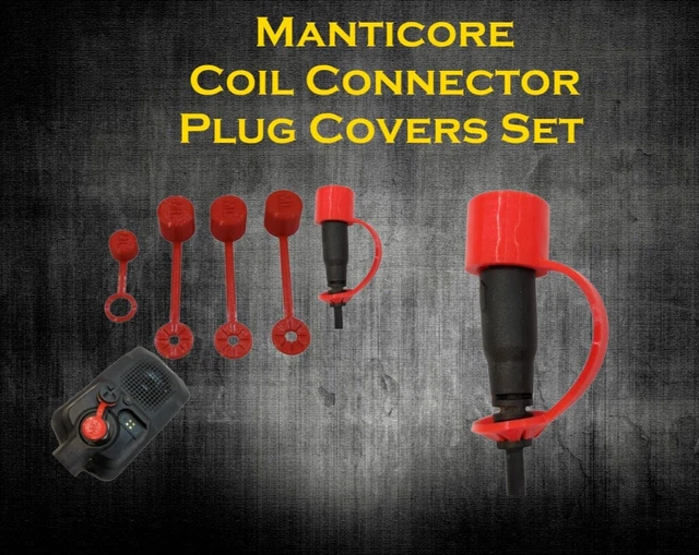 MINELAB EQUINOX & Manticore Coil Connector Plug Covers Set of 4 £12.50 ...