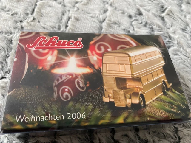 SCHUCO PICCOLO AEC RT Doppeldecker Weihnachten 2006 Gold Limited 800 ...