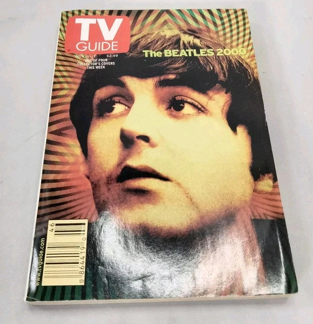 TV GUIDE - Beatles 2000, Paul Mccartney, Nov 11-17 2000 £6.01 - PicClick UK
