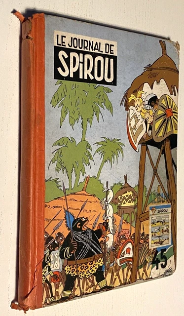 RELIURE ALBUM DU journal SPIROU N° 45 - 1953 - Etat Moyen, Incomplet. EUR 15,00 - PicClick FR