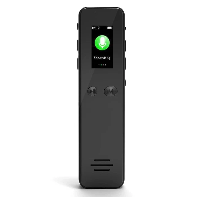 DIGITAL VOICE RECORDER With 0.96 Color Screen One-Key Recording 16Gb ...