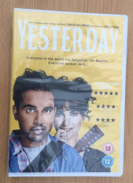🌟YESTERDAY🌟LILY JAMES🌟HIMESH PATEL🌟DVD Film🌟New And Sealed🌟Uk🇬🇧Seller🌟 ...