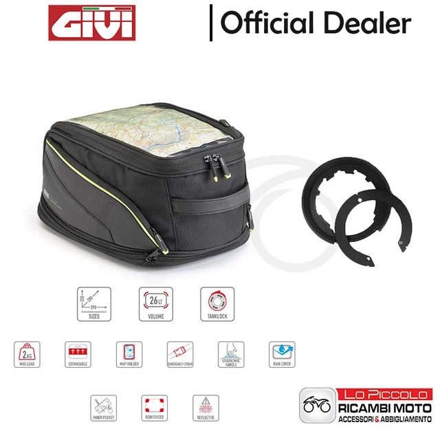 BF56+EA131B SAC RÉSERVOIR Tanklock GIVI Voge Hxl : 650 DS 2021/2022 EUR ...