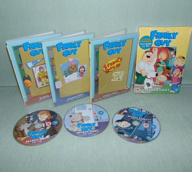 FAMILY GUY DVD Complete Season Series 8 Eight Box Set UK Region 2 EUR 6 ...