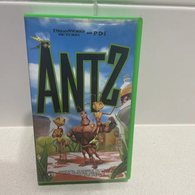 ANTZ VHS MOVIE 1998 DreamWorks and PDI Woody Allen Sharon Stone Classic ...