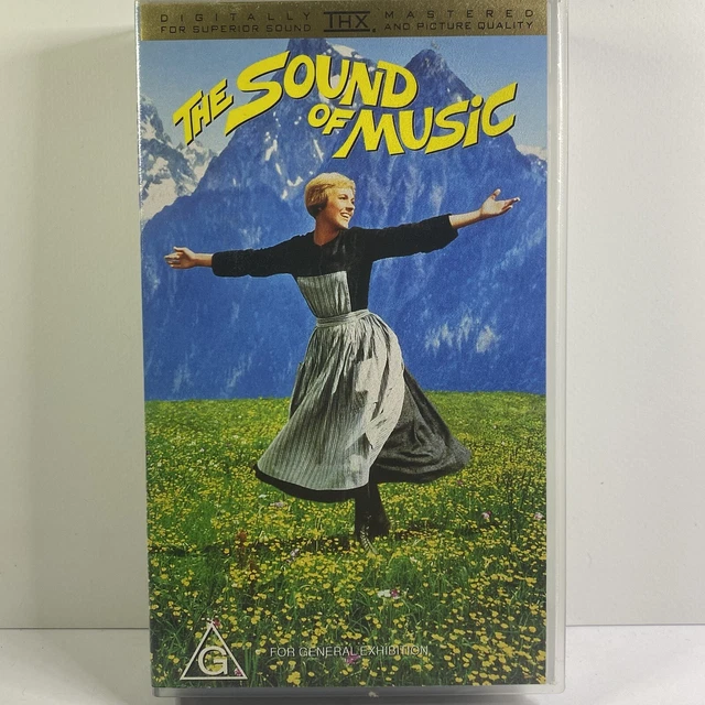 THE SOUND OF Music 1965 VHS Cassette Movie Film Musical Julie Andrews ...