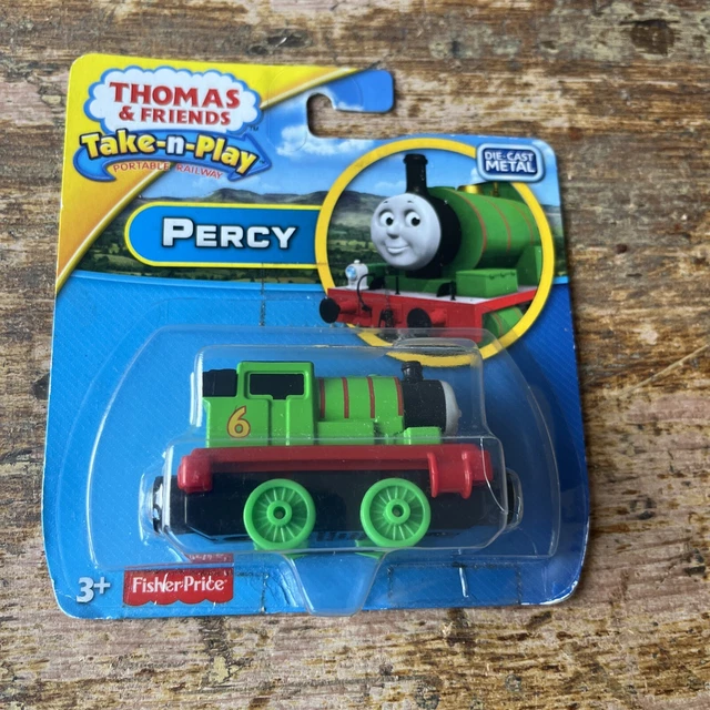 THOMAS AND FRIENDS Take n Play Percy Die-cast Metal Magnetic Train 2013 ...
