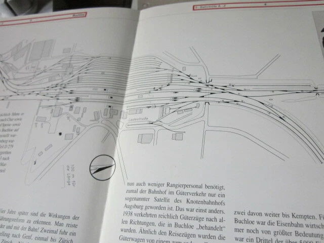 BAHNHOF N UND Gleisplan Buchloe 4S Bayern EUR 6,19 - PicClick DE