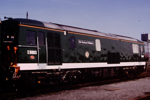 BRITISH RAIL DIESEL Loco E6003 Railway Slide Ref 3472 £2.00 - PicClick UK
