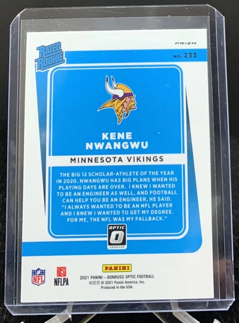 RECRUE NOTÉE KENE Nwangwu argent Holo Prizm #233 | 2021 Panini Donruss ... RECRUE NOTÉE KENE Nwangwu argent Holo Prizm #233 | 2021 Panini Donruss ...