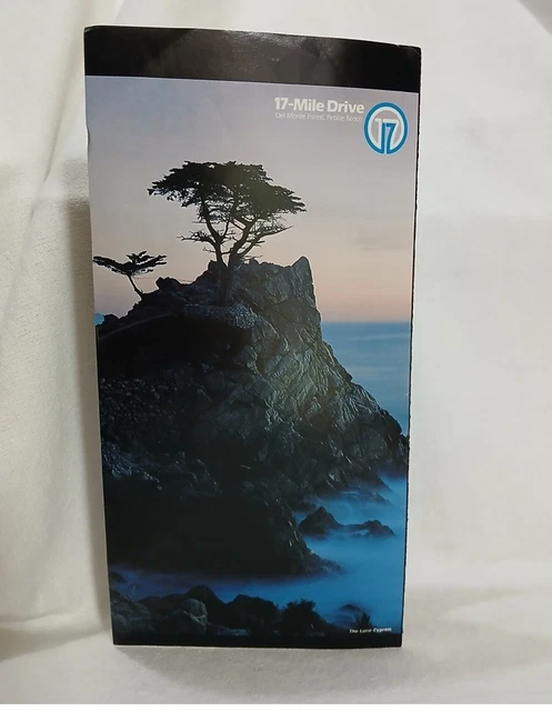 VINTAGE 17-MILE DRIVE Del Monte Forest Map Brochure Pebble Beach Golf ...
