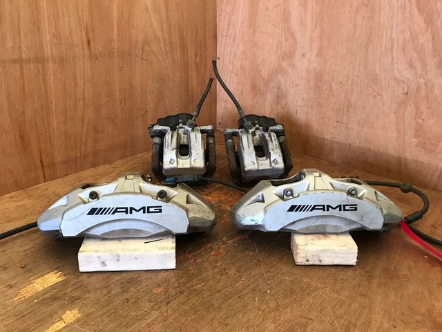 MERCEDES AMG BRAKE Callipers Break Calipers Full Set & Discs A Class ...