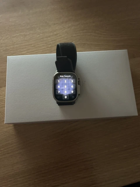 APPLE WATCH ULTRA 2 49mm Titanium Case with Alpine Loop - Blue, Medium ...
