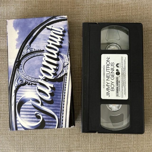 NICKELODEON VHS SCREENER Jimmy Neutron Boy Genius 2001 Paramount FYC ...