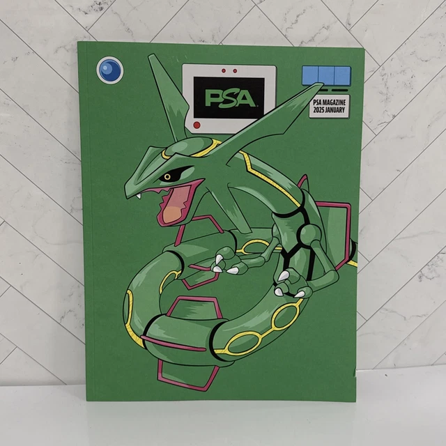 PSA MAGAZINE JANUARY 2025 Pokemon Rayquaza TCG Green $9.99 - PicClick